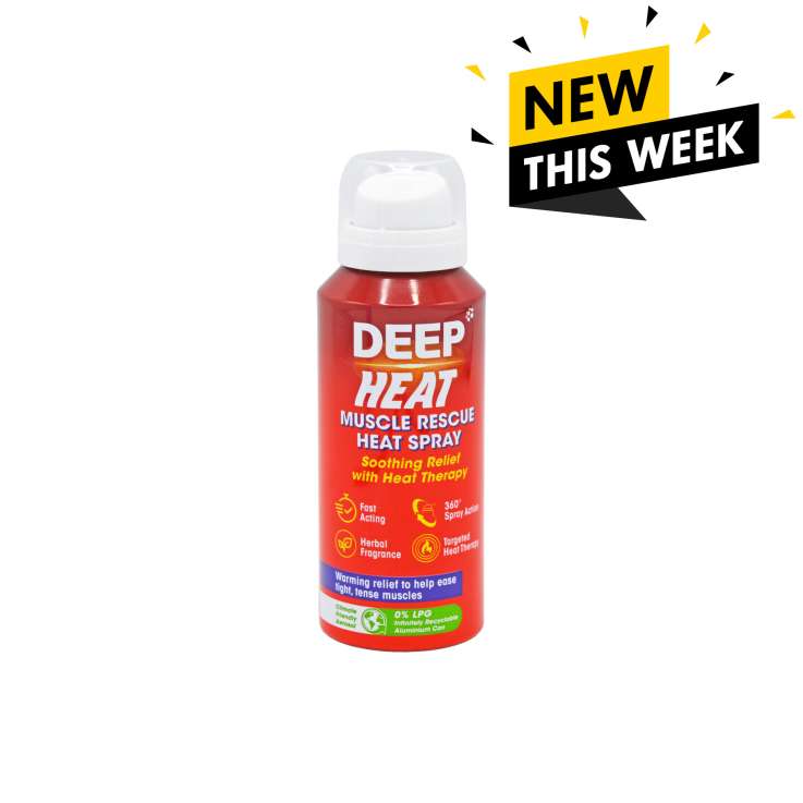 Wholesale Deep Heat Muscle Rescue Heat Spray 72.5ml Homeware Essentials