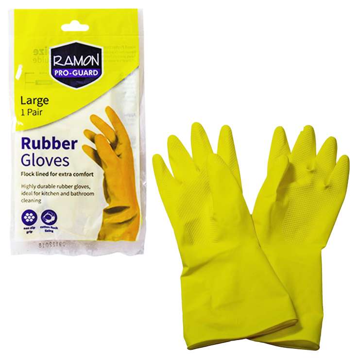Wholesale Ramon Pro Guard Large Rubber Gloves Homeware Essentials