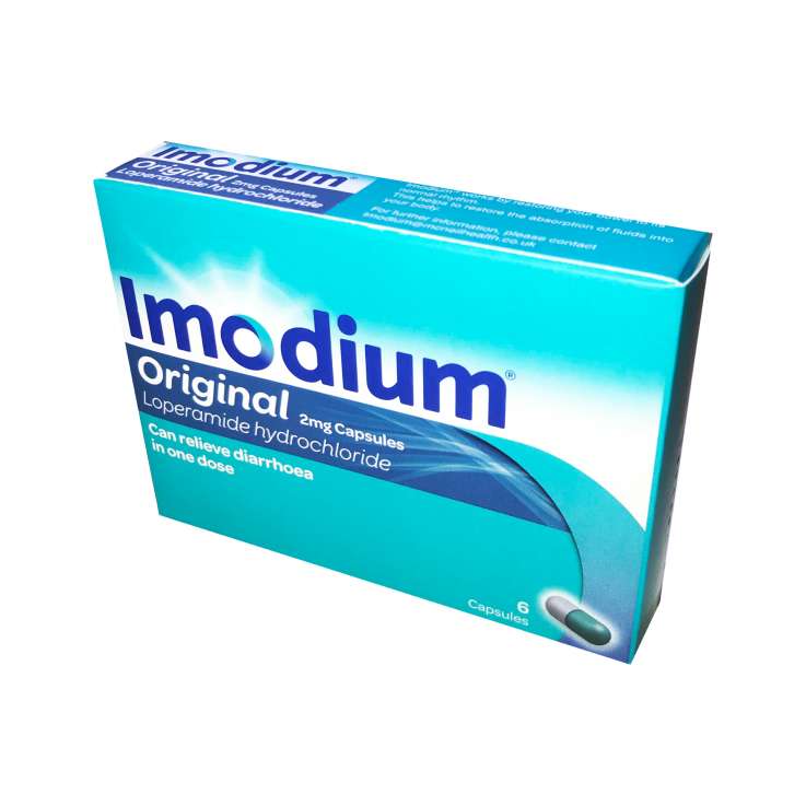 Imodium Original 2mg Capsules 6 Pack - Homeware Essentials