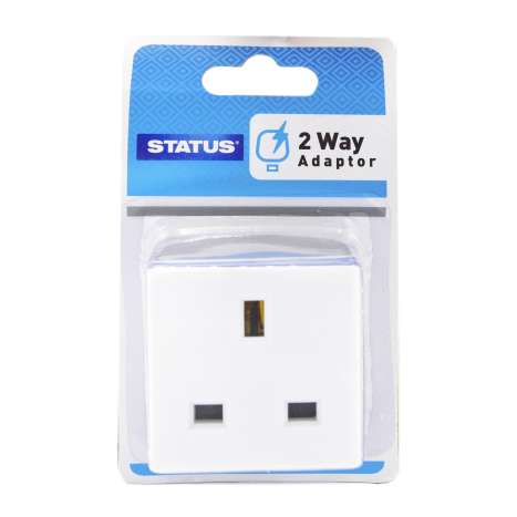 Wholesale Status 2 Way USB Cable Free Socket Adaptor - Homeware Essentials