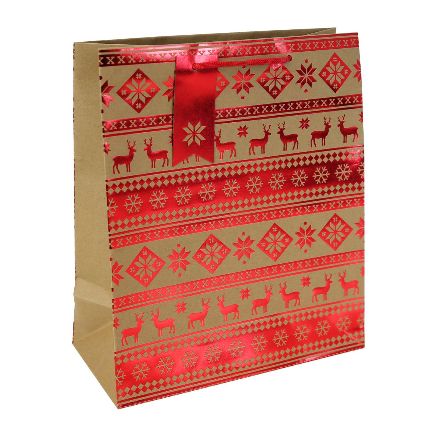 Wholesale Christmas Kraft Gift Bags 3 Pack Homeware Essentials
