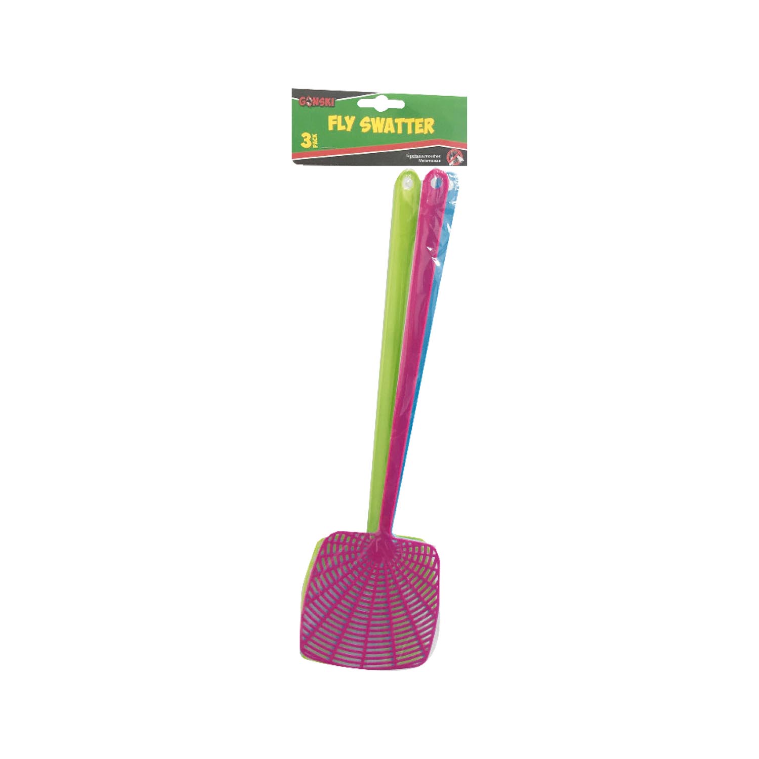Wholesale Plastic Fly Swats 3 Pack - Homeware Essentials