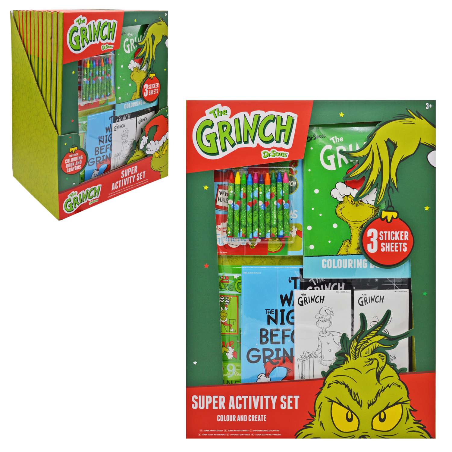 Wholesale The Grinch Christmas Super Activity Set Homeware Essentials