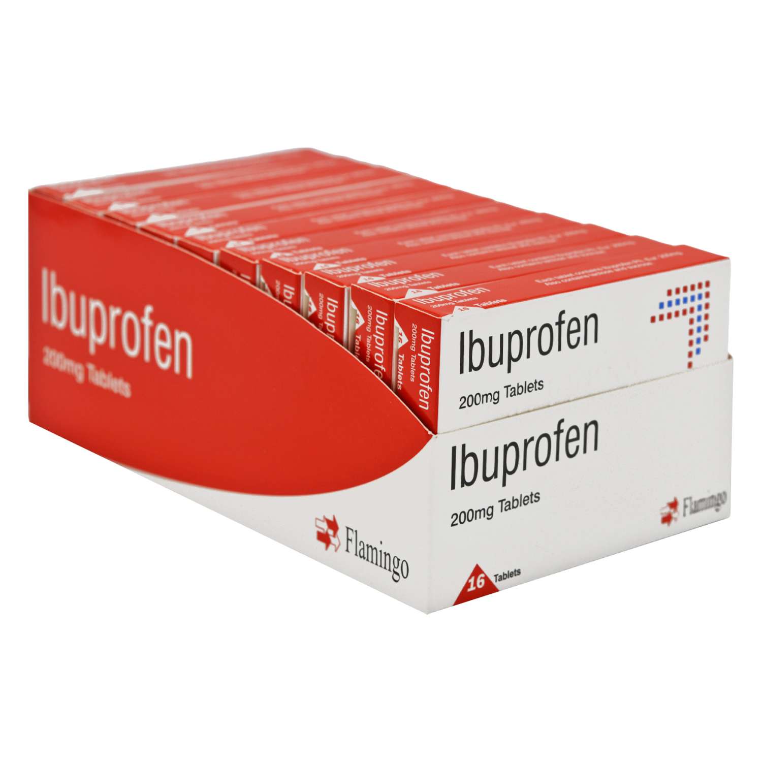 Wholesale Flamingo Ibuprofen 200mg Tablets 16 Pack Homeware Essentials