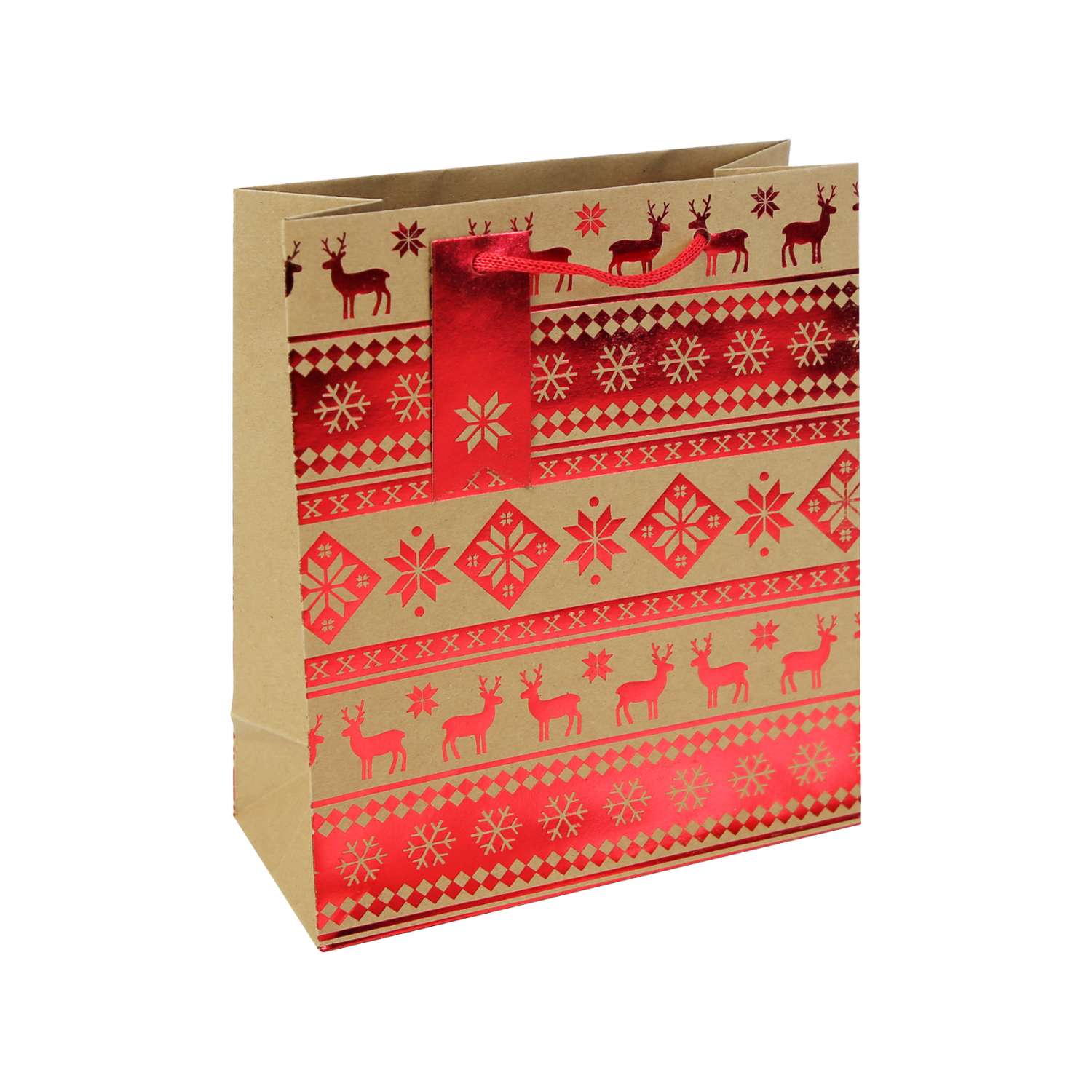 Wholesale Christmas Kraft Gift Bags 3 Pack Homeware Essentials