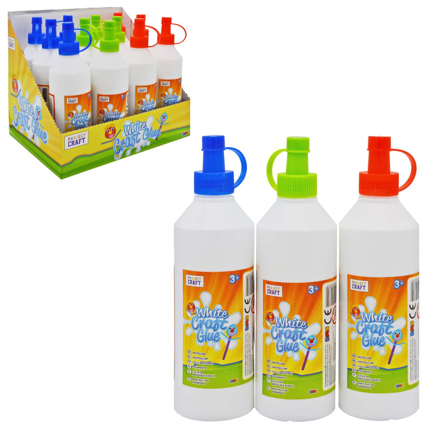 Wholesale Project Craft White Craft Glue 500ml Homeware Essentials